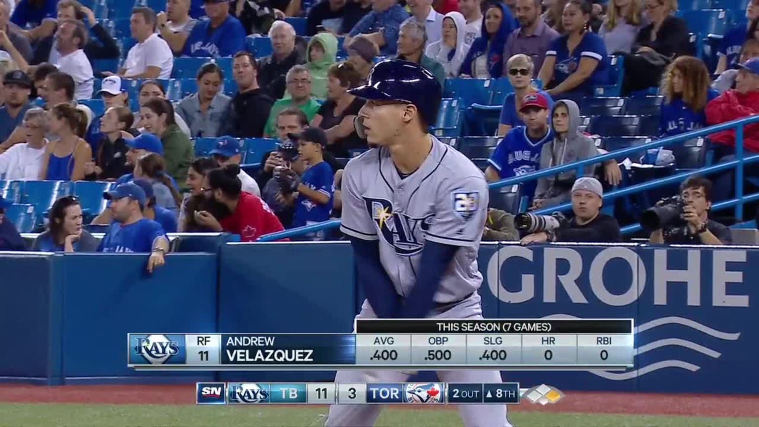 Danny Barnes Called Strike to Andrew Velazquez | 09/21/2018 | MLB.com