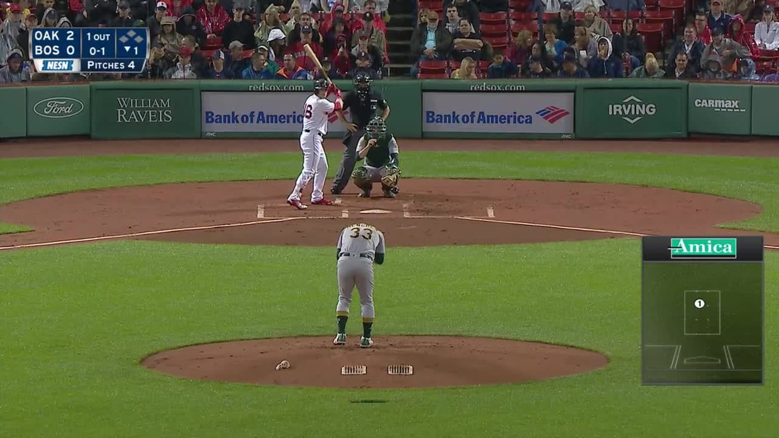 Daniel Mengden Ball to Andrew Benintendi | 05/15/2018 | MLB.com