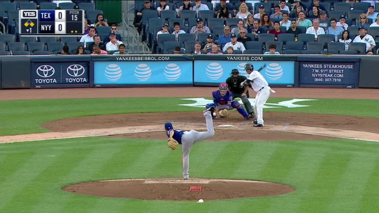 Nick Martinez Ball In Dirt to Starlin Castro | 06/29/2016 | MLB.com
