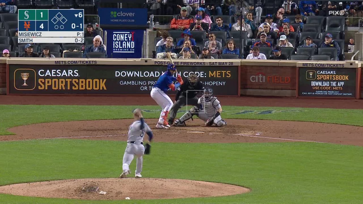 Anthony Misiewicz Foul to Dominic Smith | 05/14/2022 | MLB.com