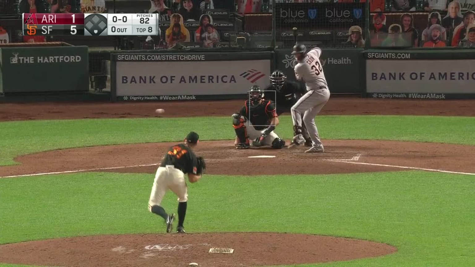 Tyler Anderson Ball to Kevin Cron | 08/22/2020 | Minnesota Twins