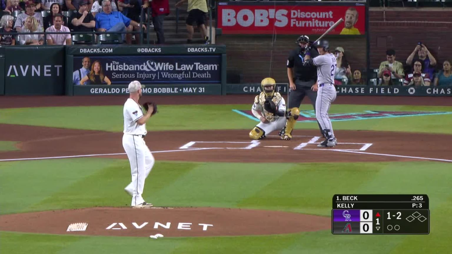 Jordan Beck strikes out swinging. | 05/18/2025 | Arizona Diamondbacks