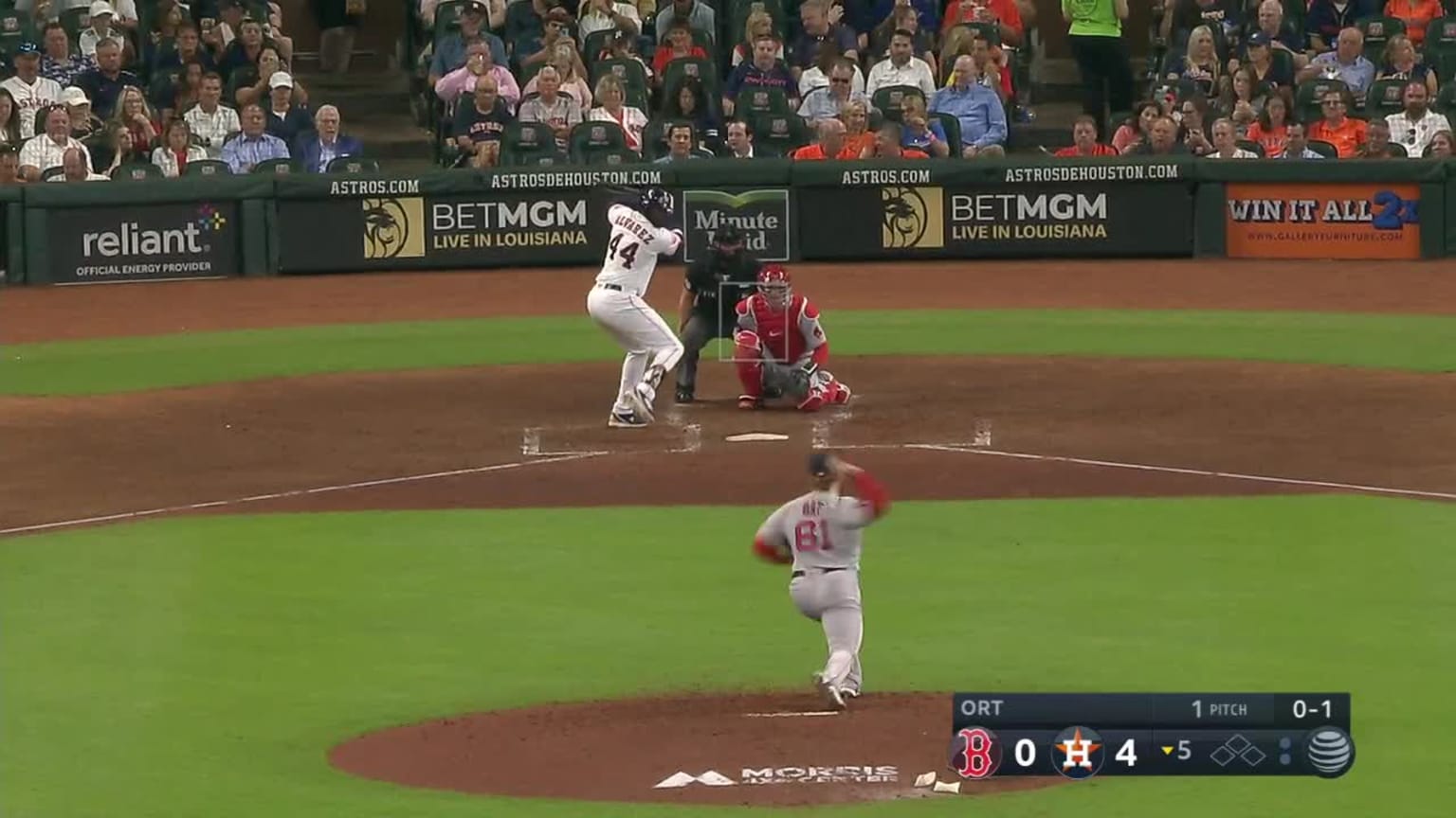 Kaleb Ort Ball to Yordan Alvarez | 08/03/2022 | MLB.com