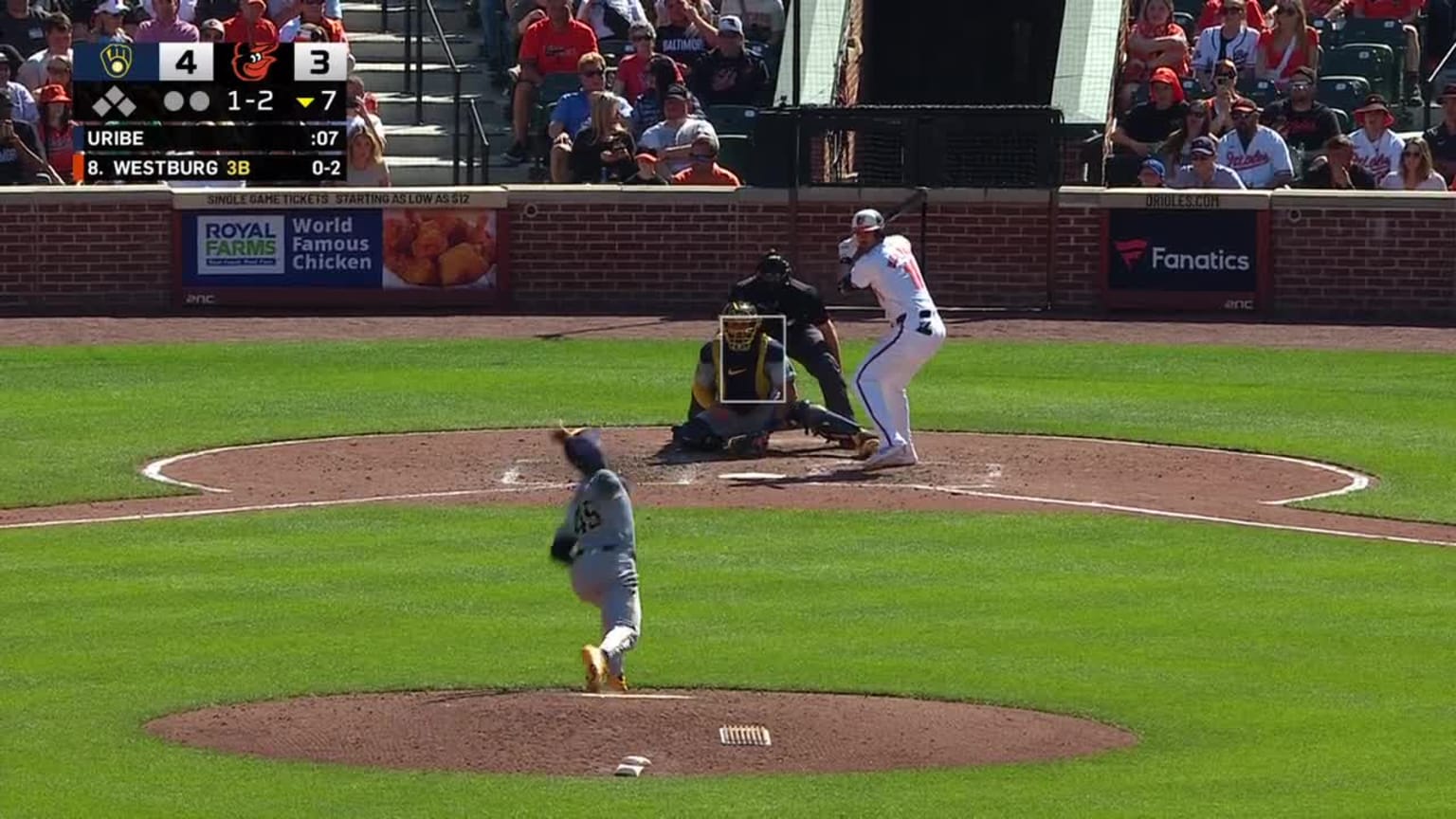 Jordan Westburg singles on a ground ball to left fielder Joey Wiemer. | 04/14/2024 | MLB.com