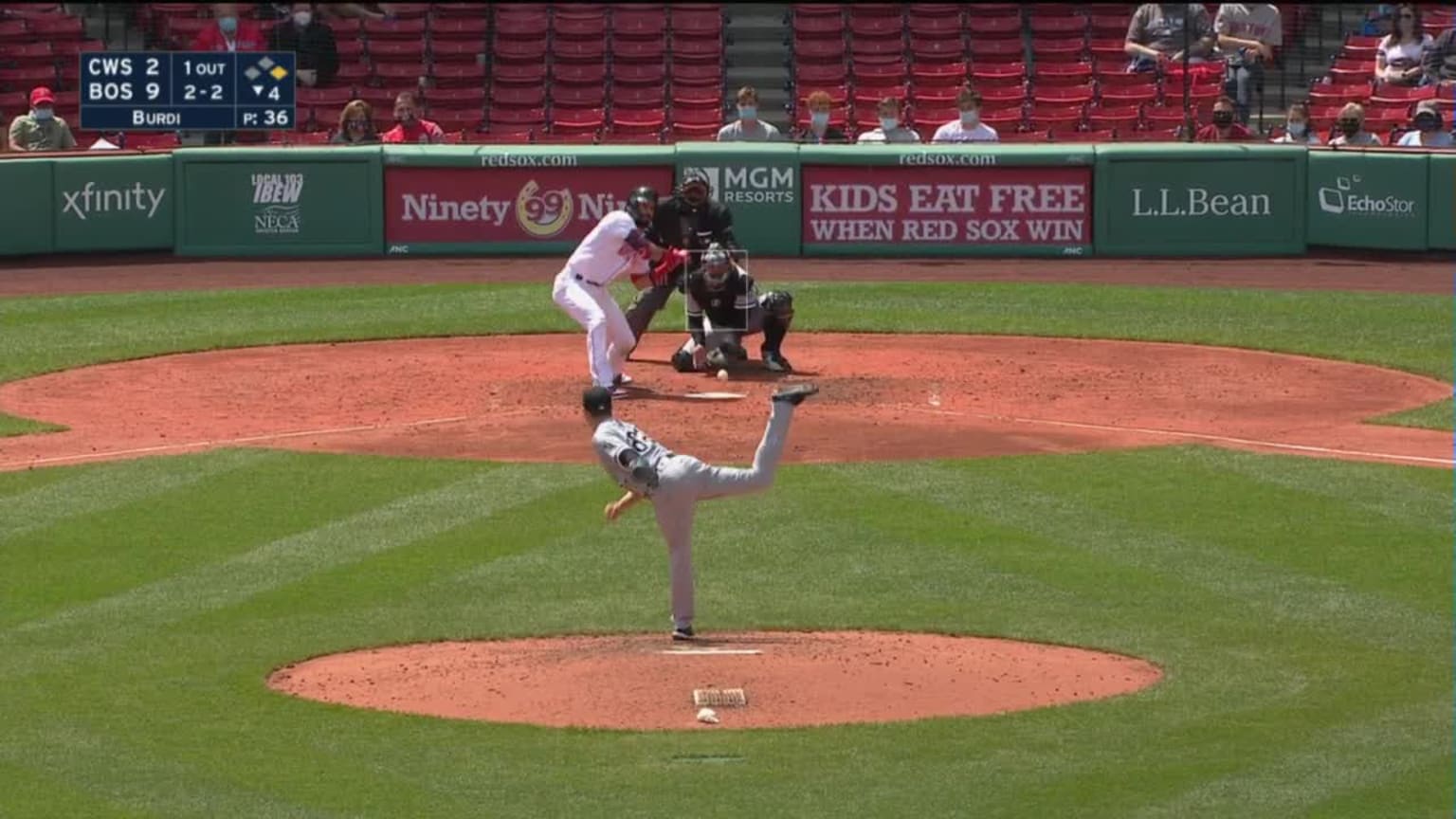 Zack Burdi Ball In Dirt to Marwin Gonzalez | 04/19/2021 | MLB.com