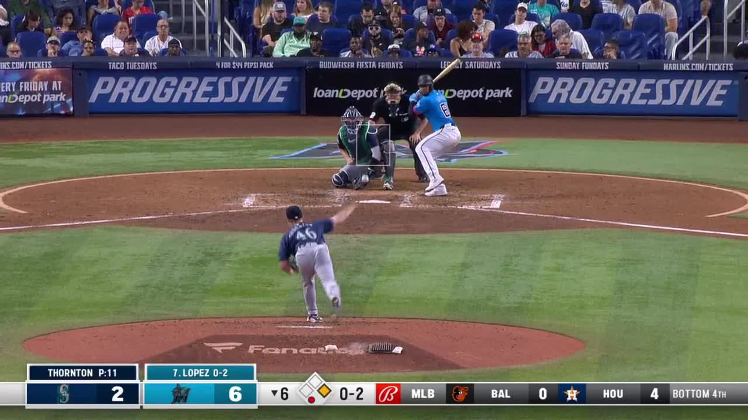 Otto Lopez strikes out swinging and Nick Gordon caught stealing 2nd ...