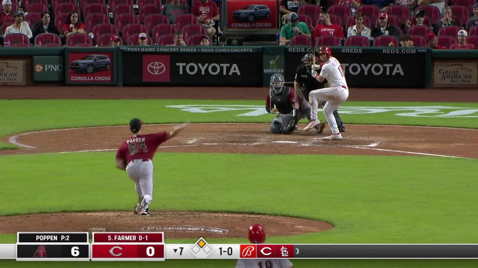 Sean Poppen Called Strike to Kyle Farmer | 06/08/2022 | MLB.com