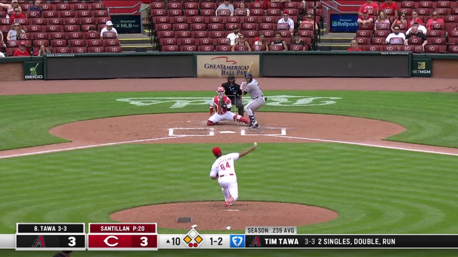 Tim Tawa strikes out swinging. | 06/06/2025 | MLB.com