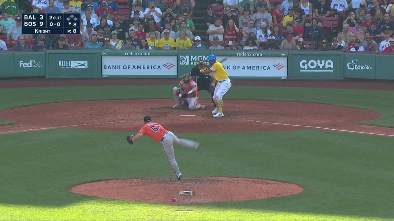 Dusten Knight Ball to Xander Bogaerts | 09/18/2021 | MLB.com