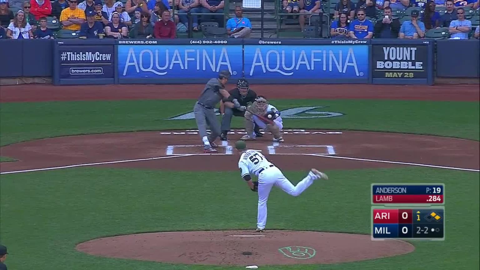 Jake Lamb strikes out swinging. | 05/27/2017 | Baltimore Orioles