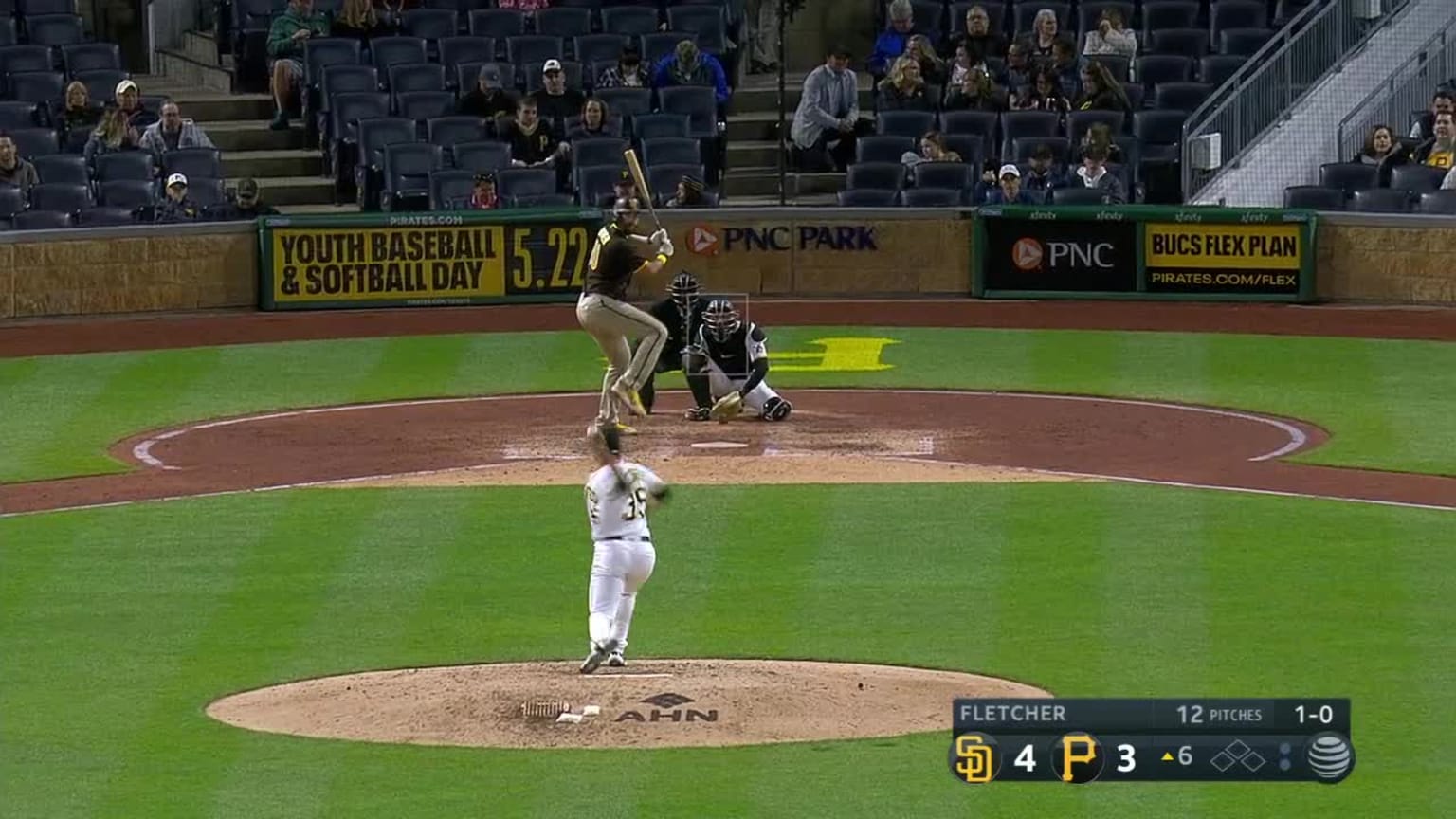 Aaron Fletcher Ball to Eric Hosmer | 04/29/2022 | New York Yankees