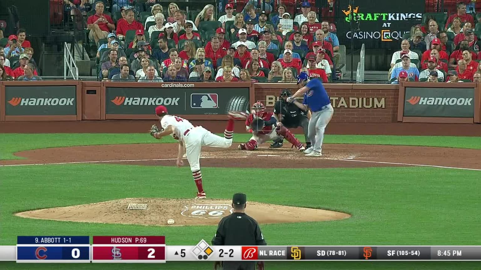 Cory Abbott strikes out swinging. | 10/01/2021 | Chicago Cubs