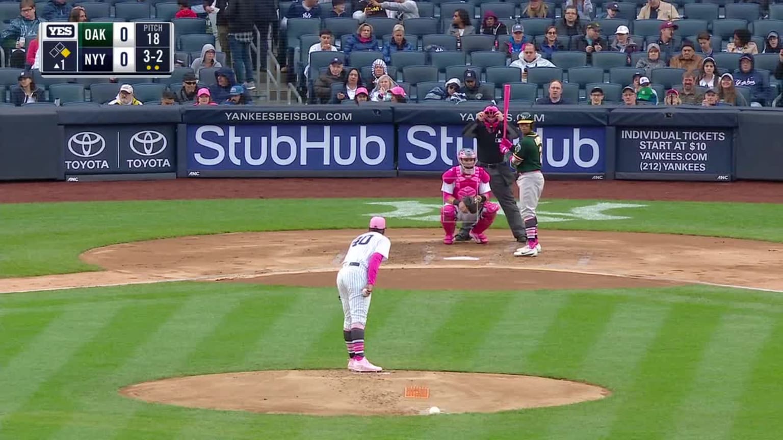 Khris Davis strikes out swinging. | 05/13/2018 | MLB.com