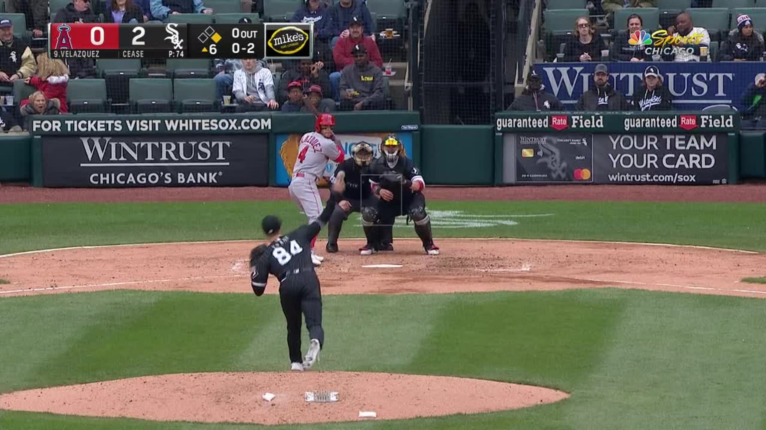 Dylan Cease Ball to Andrew Velazquez | 05/02/2022 | MLB.com