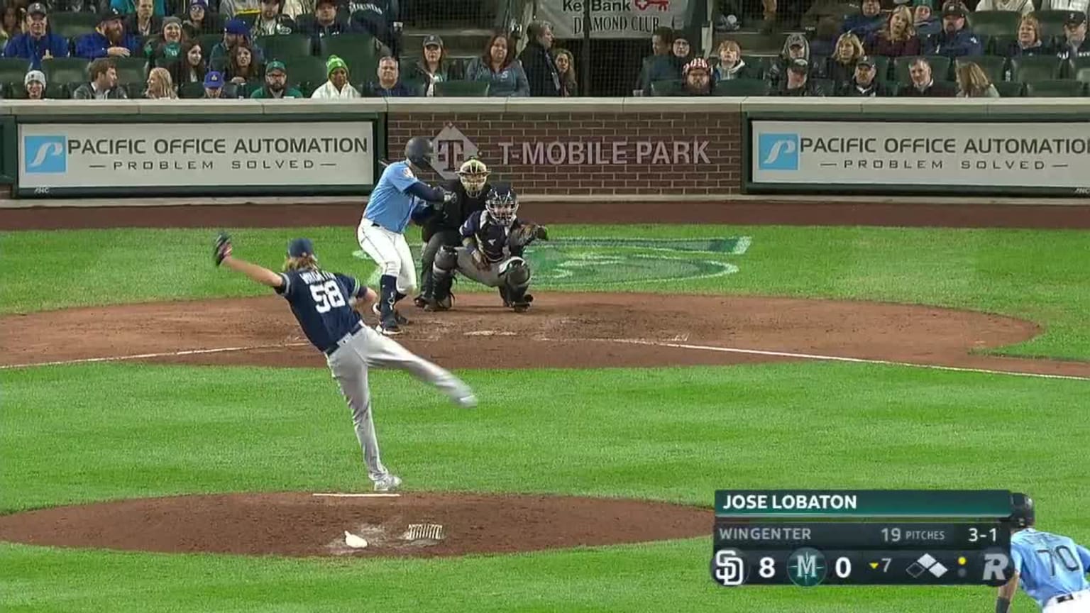 Trey Wingenter Called Strike to Jose Lobaton | MLB.com