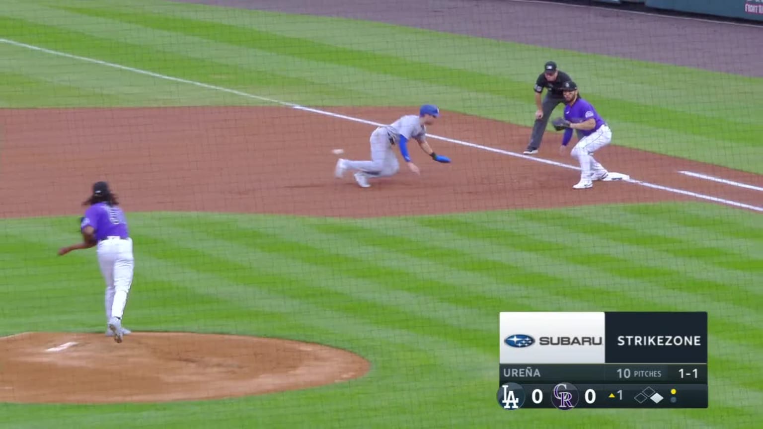 Pickoff Attempt 1B | 07/28/2022 | Los Angeles Dodgers