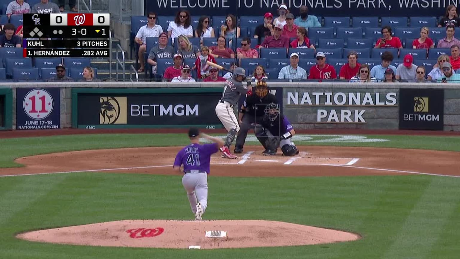 Chad Kuhl Strike cantado to Cesar Hernandez | 28/05/2022 | Los Pirates ...