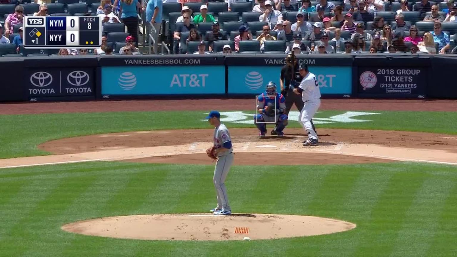 Steven Matz Foul to Gary Sanchez | 07/21/2018 | New York Yankees