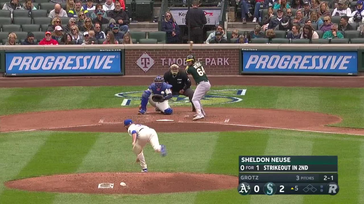 Zac Grotz Swinging Strike to Sheldon Neuse | 09/29/2019 | MLB.com