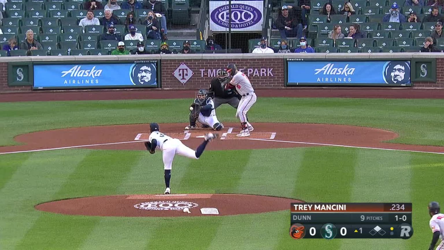 Justin Dunn Ball to Trey Mancini | 05/04/2021 | Boston Red Sox