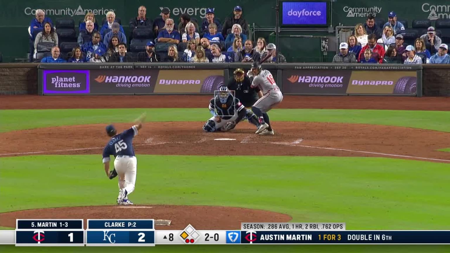 Austin Martin grounds out to first baseman Vinnie Pasquantino. | 09/05 ...
