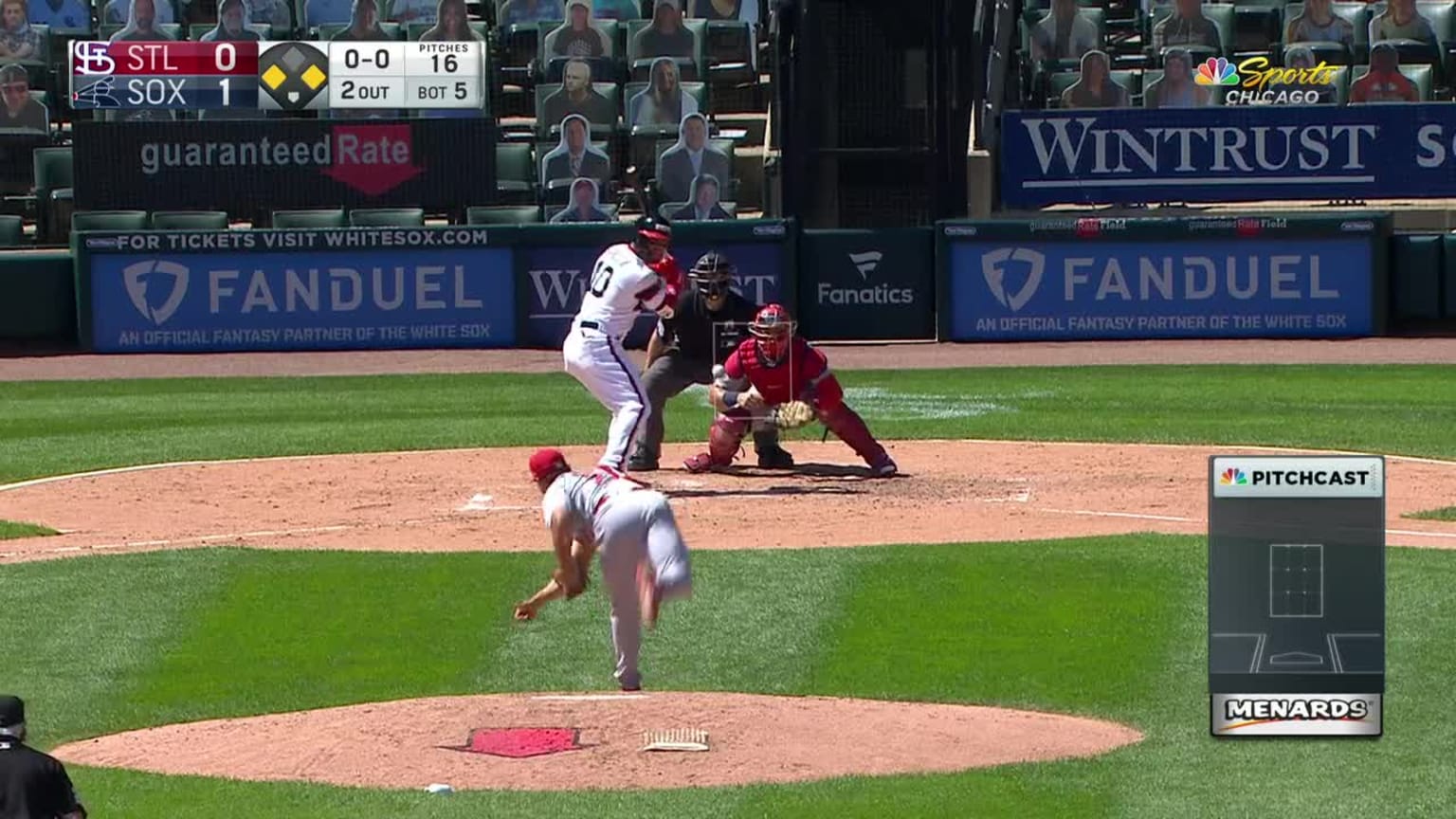 Roel Ramirez Ball to Yoan Moncada | 08/16/2020 | MLB.com