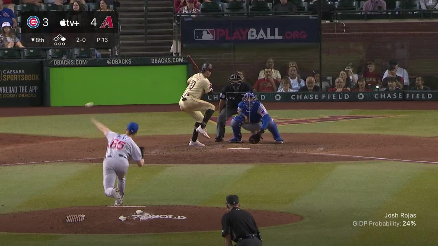 Conner Menez Foul to Josh Rojas | 05/13/2022 | Chicago Cubs