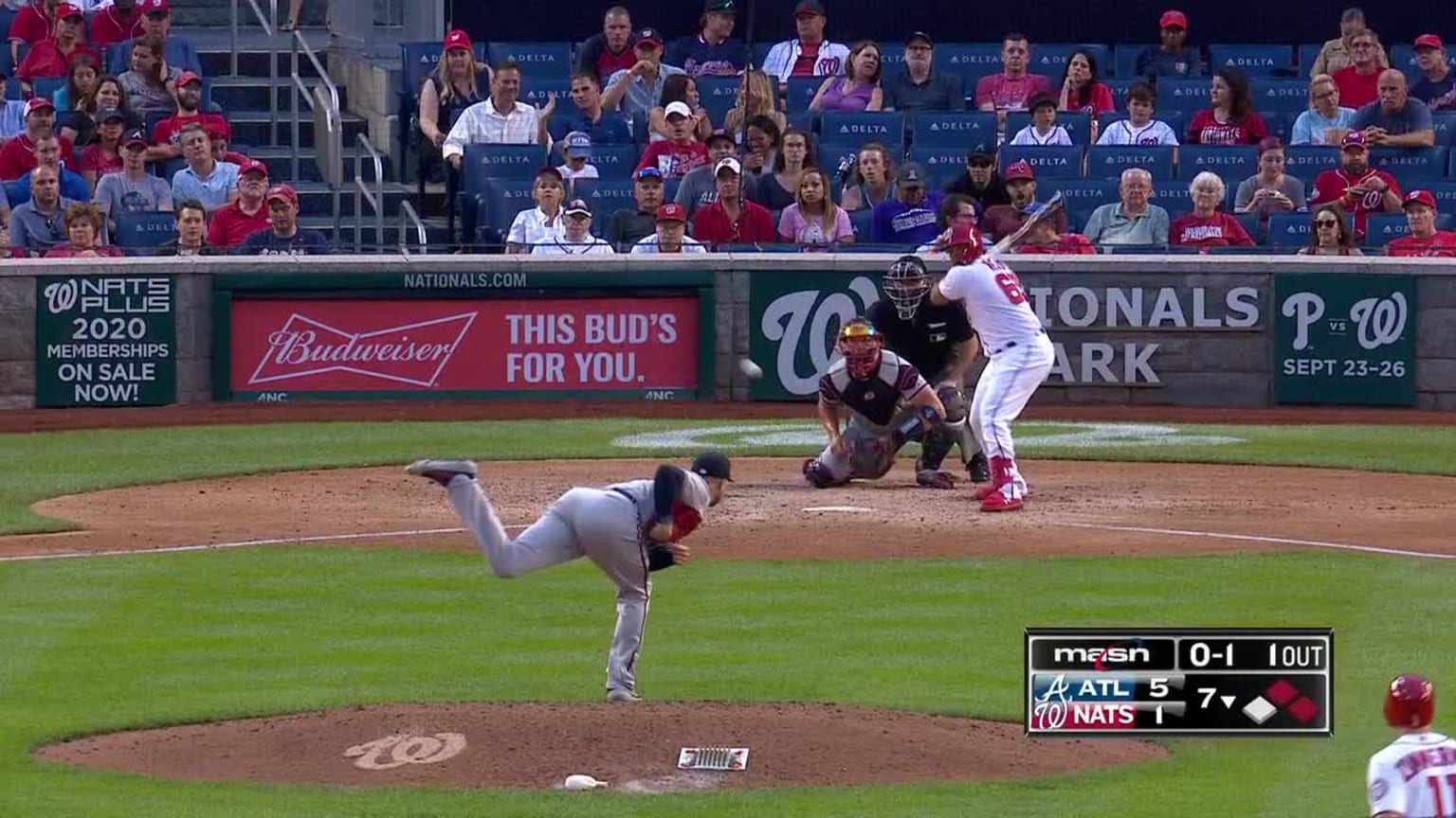 Sean Newcomb Ball In Dirt to Raudy Read | 09/14/2019 | Chicago Cubs