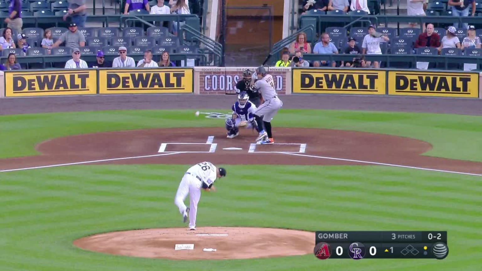 Austin Gomber Foul to Ketel Marte | 08/20/2021 | Chicago Cubs