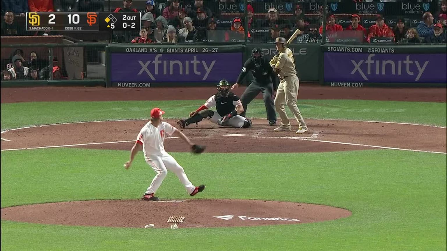 Manny Machado called out on strikes. | 04/12/2022 | MLB.com