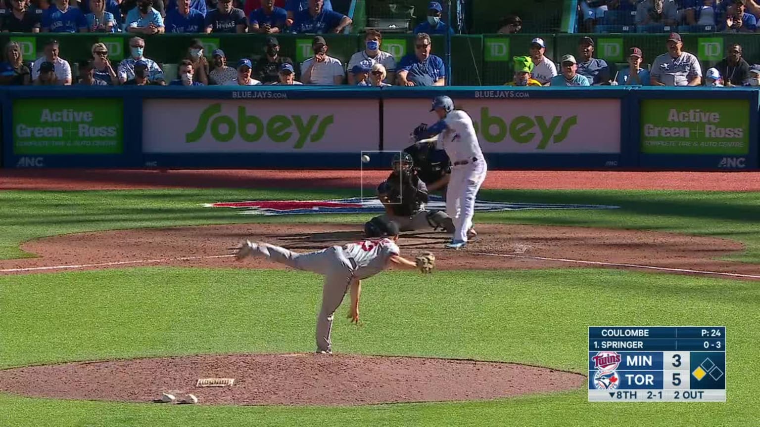 Danny Coulombe Foul to George Springer | 09/19/2021 | MLB.com