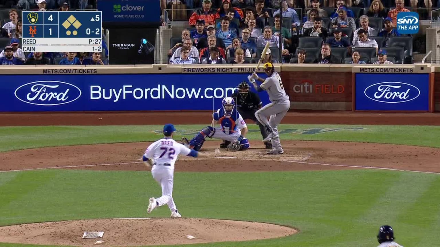 Jake Reed Ball to Lorenzo Cain | 06/15/2022 | MLB.com