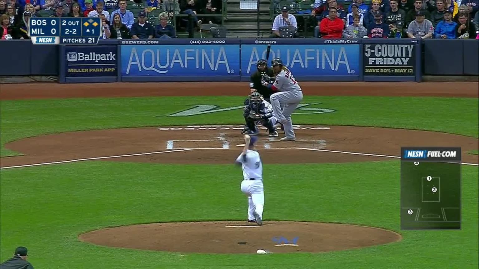 Chase Anderson Foul to Hanley Ramirez | 05/10/2017 | Baltimore Orioles