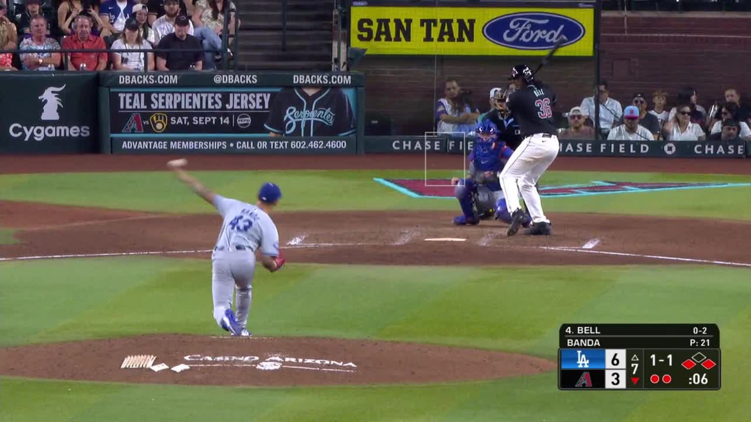 Josh Bell grounds into a force out, shortstop Miguel Rojas to second ...