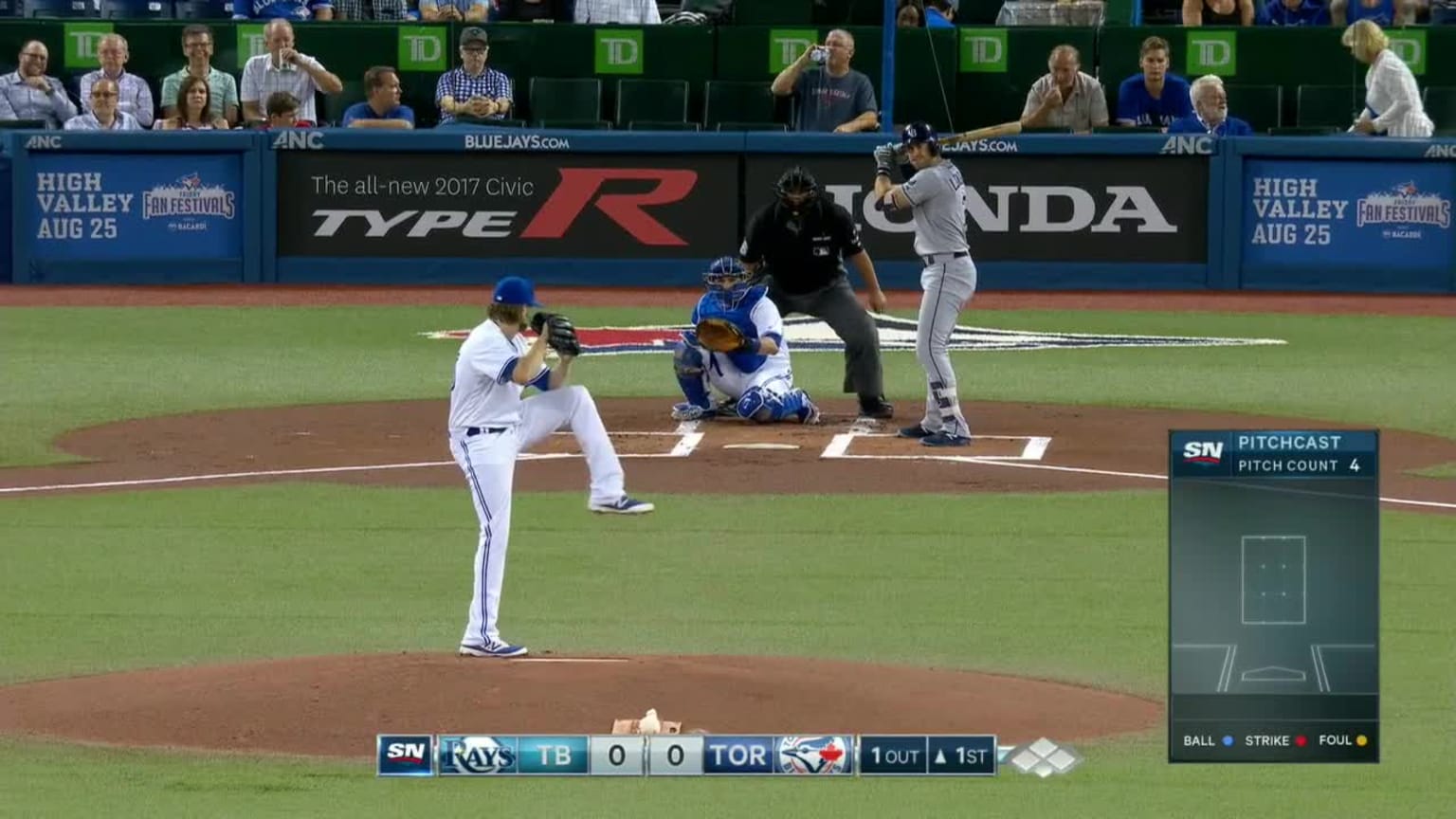 Chris Rowley Ball to Evan Longoria | 08/17/2017 | St. Louis Cardinals