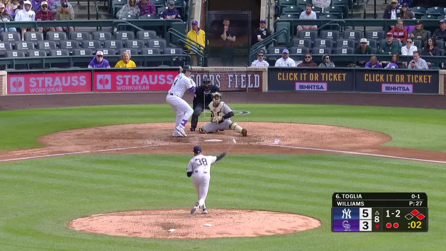 Michael Toglia strikes out swinging. | 05/25/2025 | MLB.com