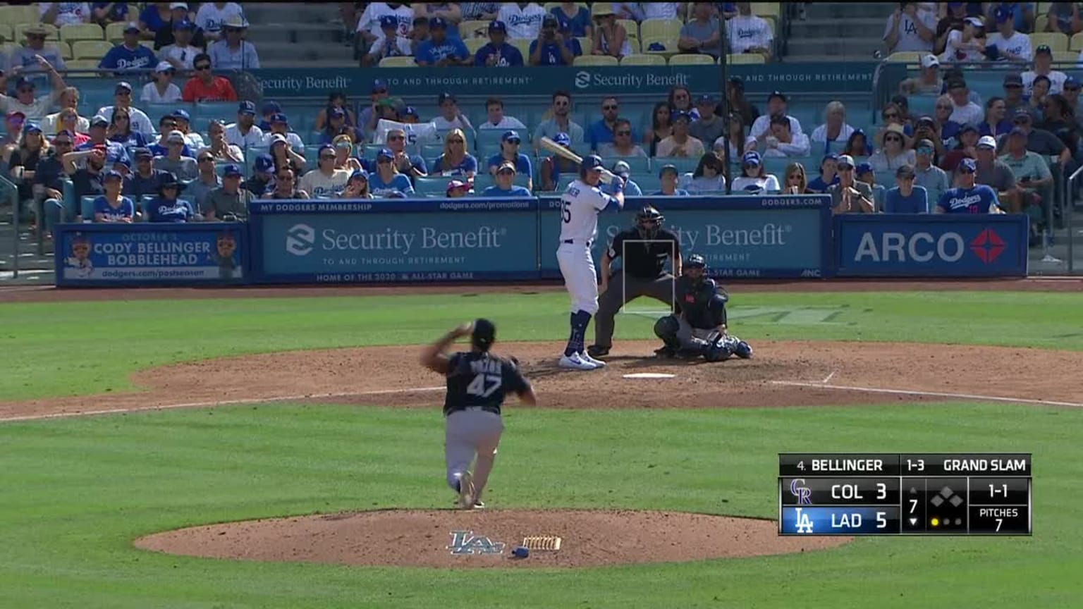 James Pazos Ball to Cody Bellinger | 09/22/2019 | Houston Astros