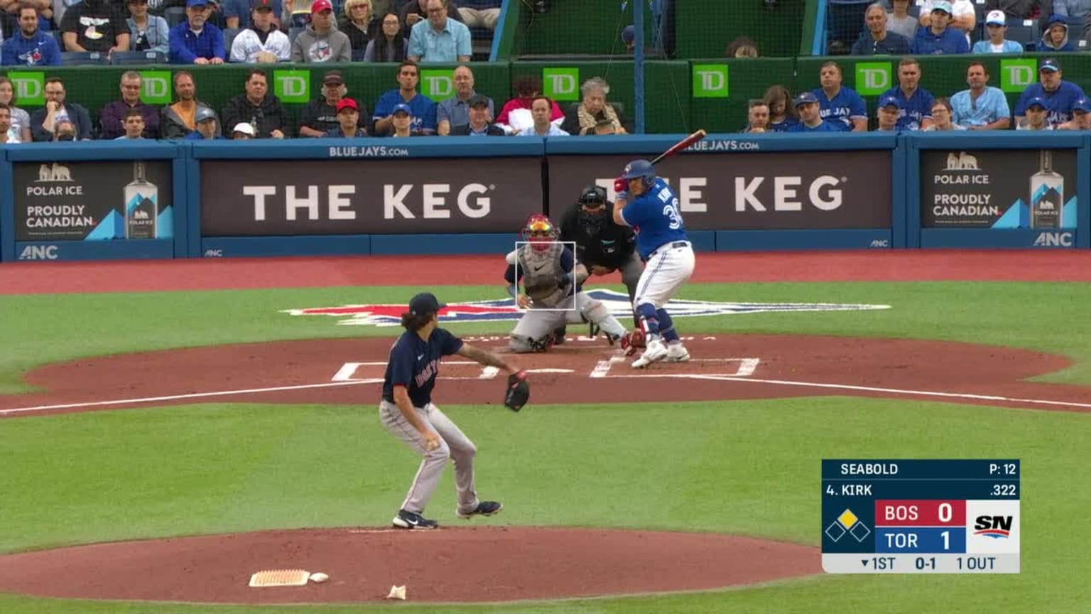 Alejandro Kirk reaches on a fielder's choice out, shortstop Xander ...