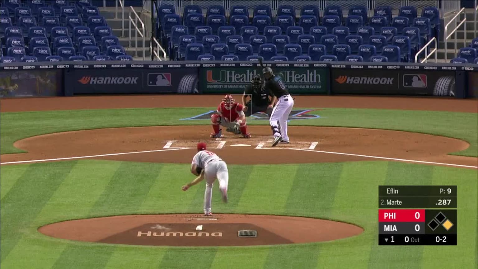 Zach Eflin Foul to Starling Marte | 09/13/2020 | MLB.com