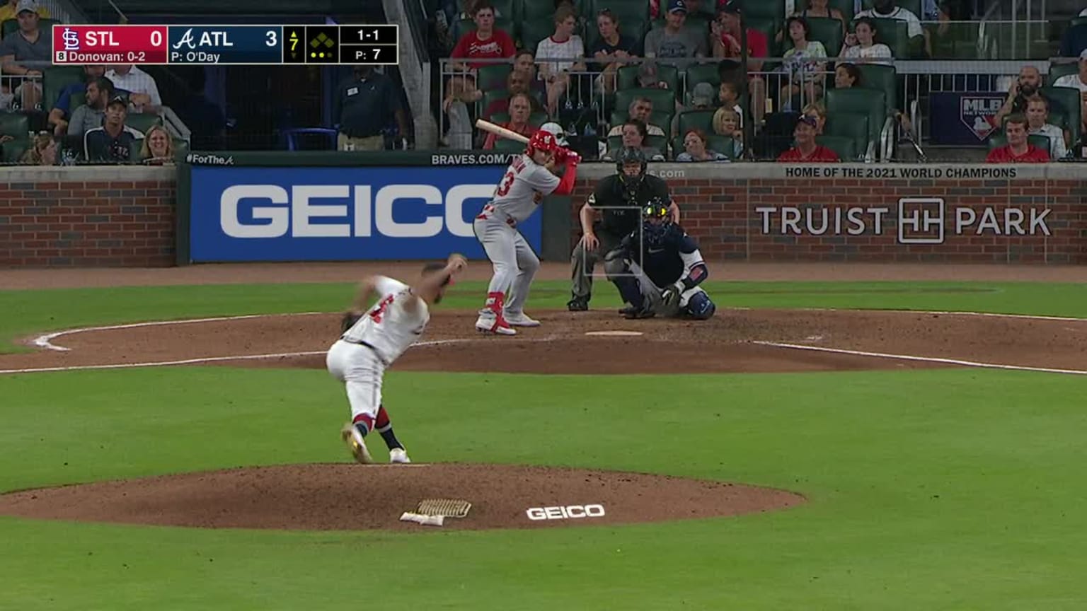 Brendan Donovan hit by pitch. | 07/06/2022 | MLB.com