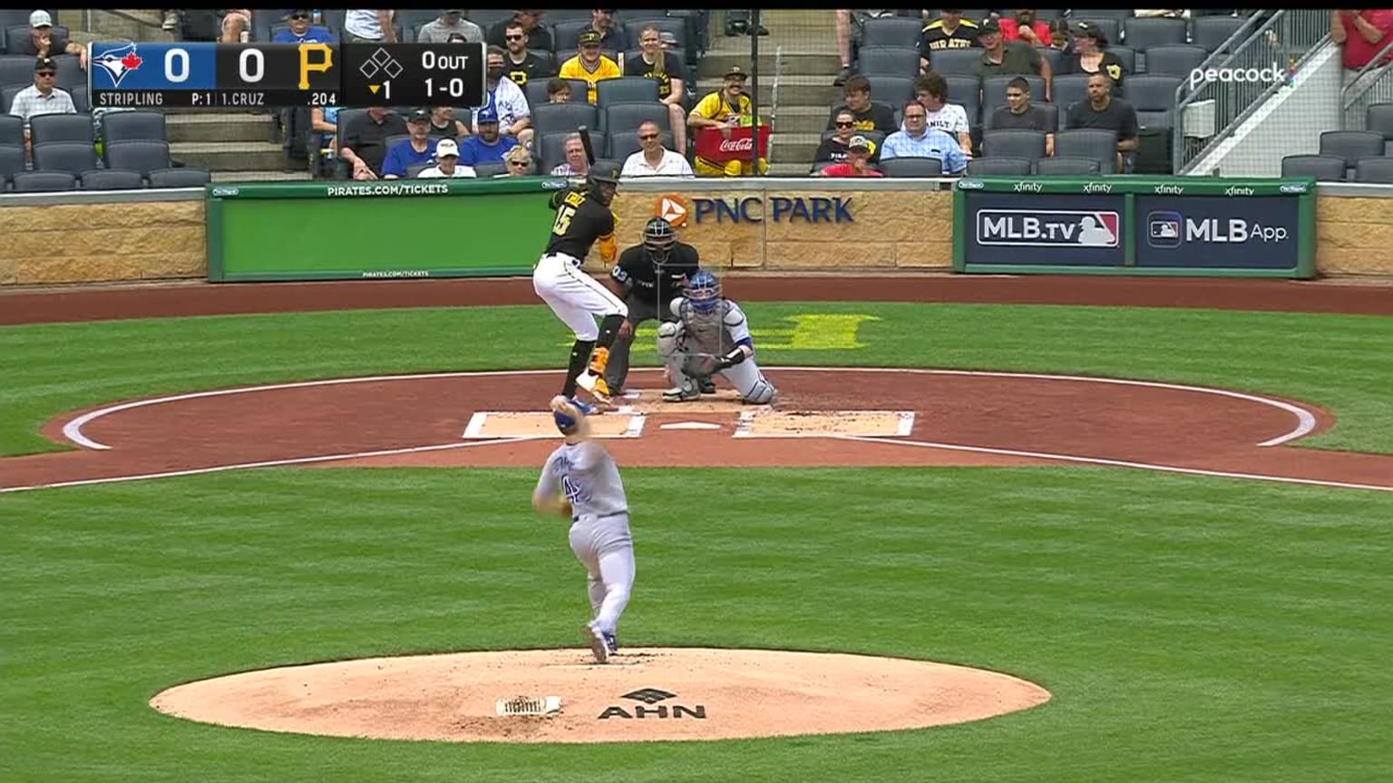 Ross Stripling Called Strike to Oneil Cruz | 09/04/2022 | Cleveland Guardians