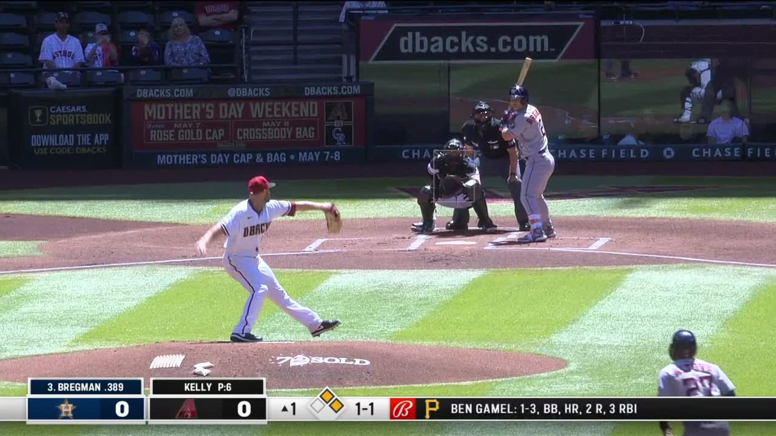 Merrill Kelly Called Strike to Alex Bregman | 04/13/2022 | Minnesota Twins