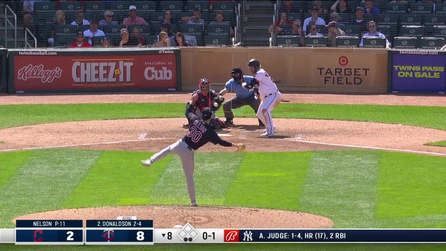 Kyle Nelson Called Strike to Josh Donaldson | 06/27/2021 | MLB.com