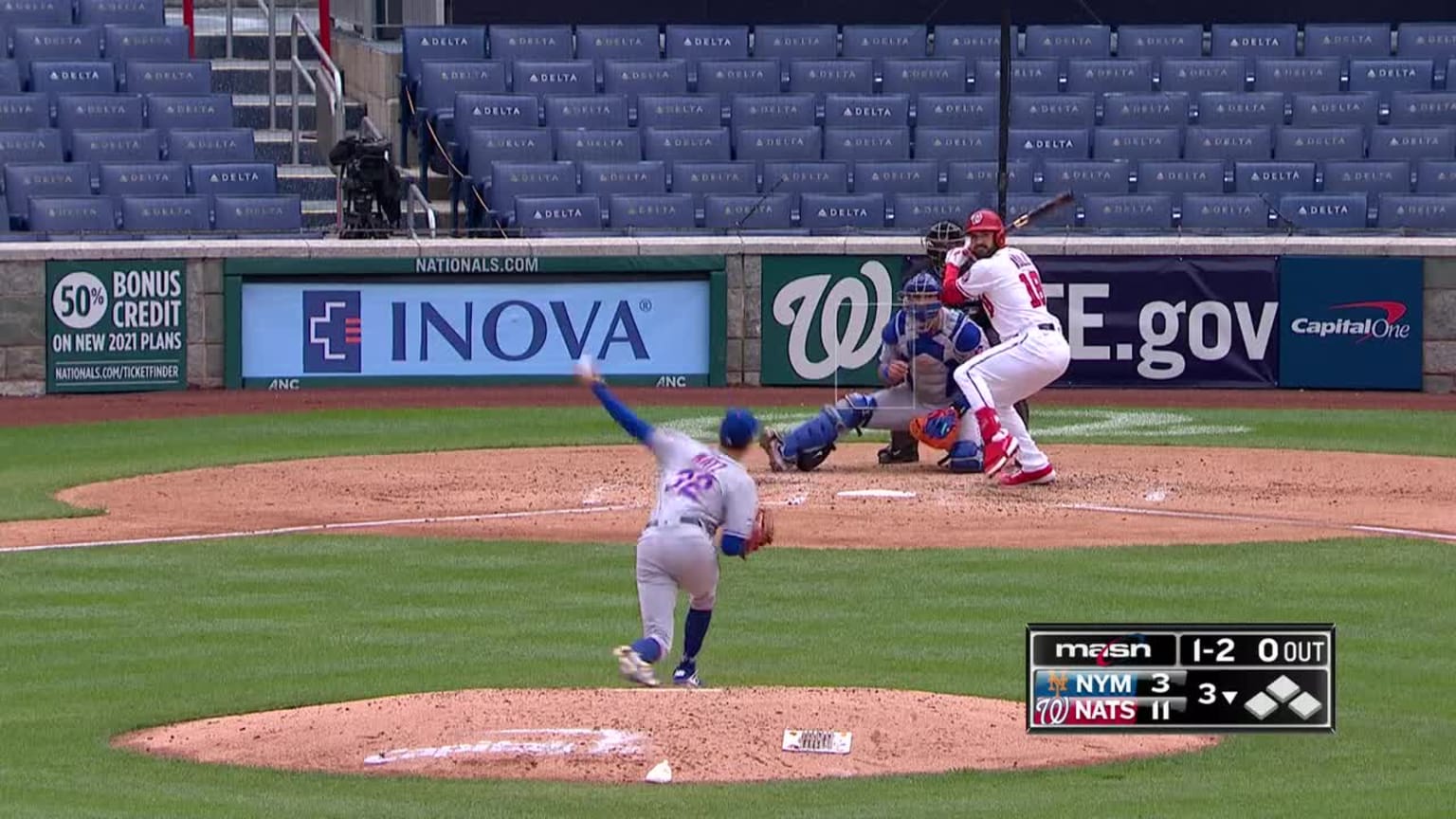 Jake Noll called out on strikes. | 09/27/2020 | Washington Nationals