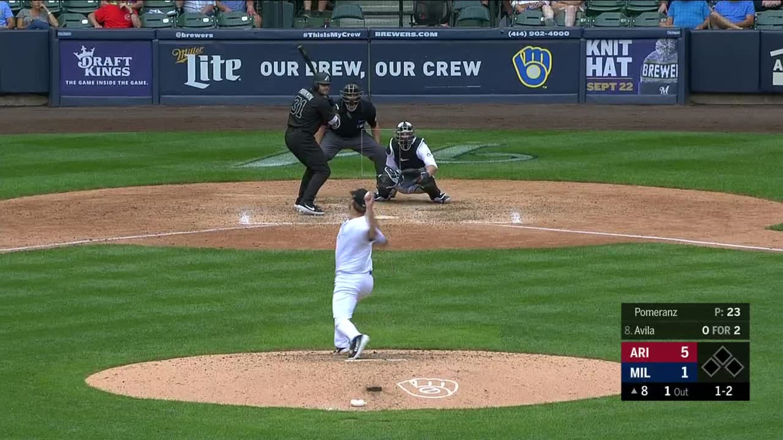 Alex Avila strikes out swinging. | 08/25/2019 | MLB.com