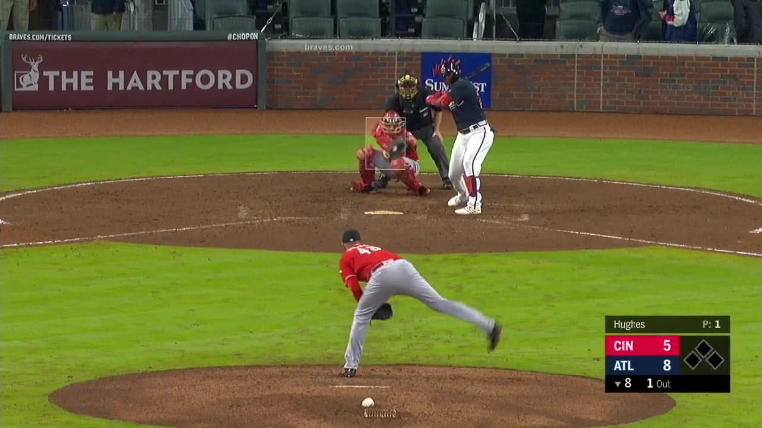 Jared Hughes Called Strike to Cristian Pache | Houston Astros