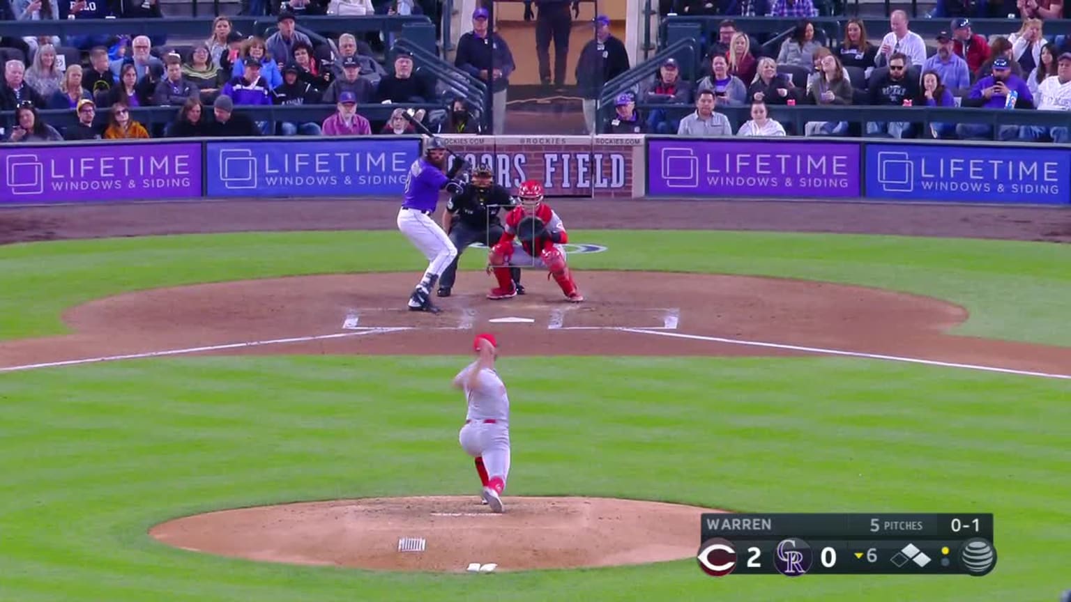 Art Warren Ball In Dirt to Charlie Blackmon | 04/30/2022 | MLB.com