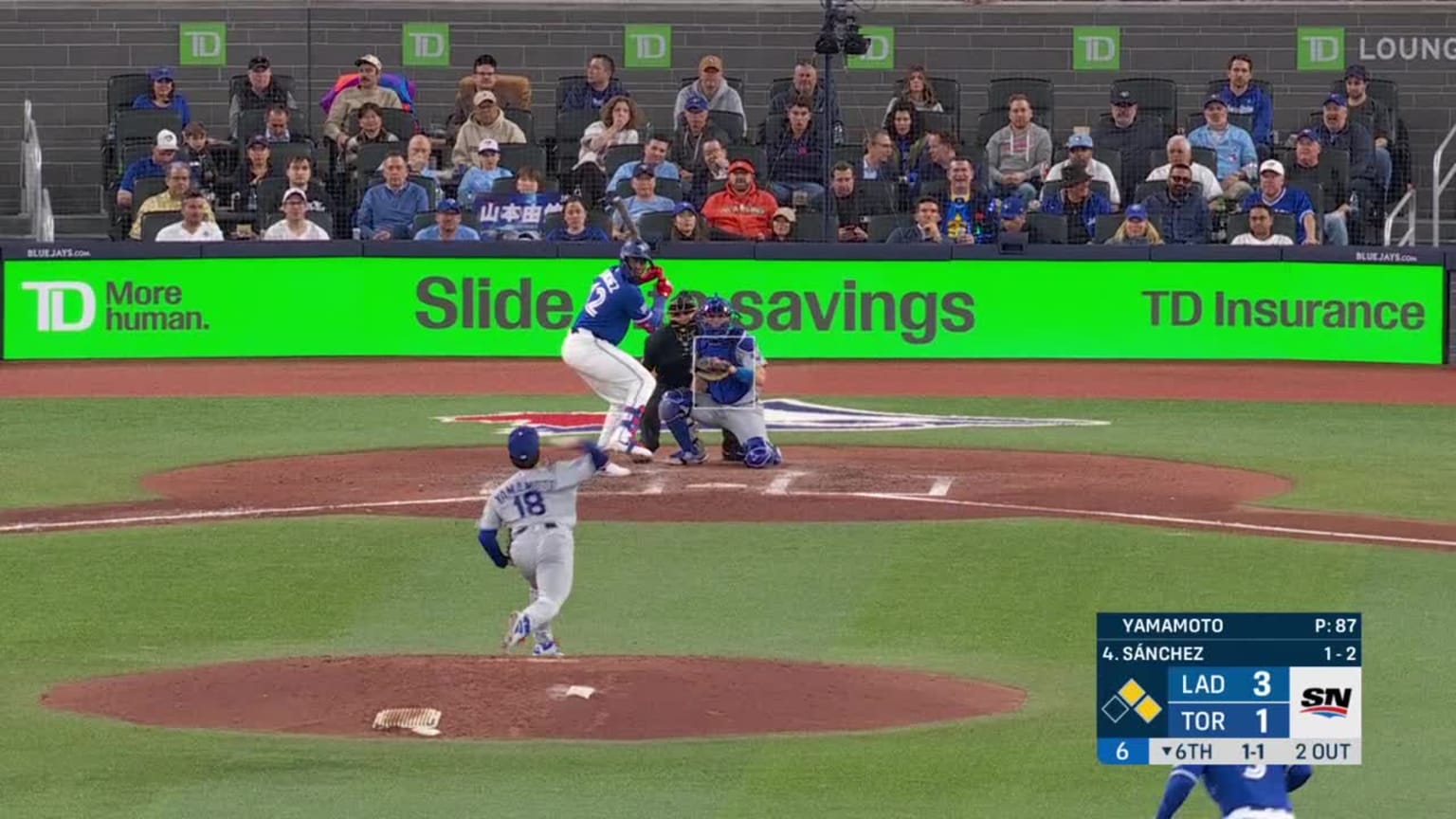 Jesús Sánchez grounds out, second baseman Alex Freeland to first ...