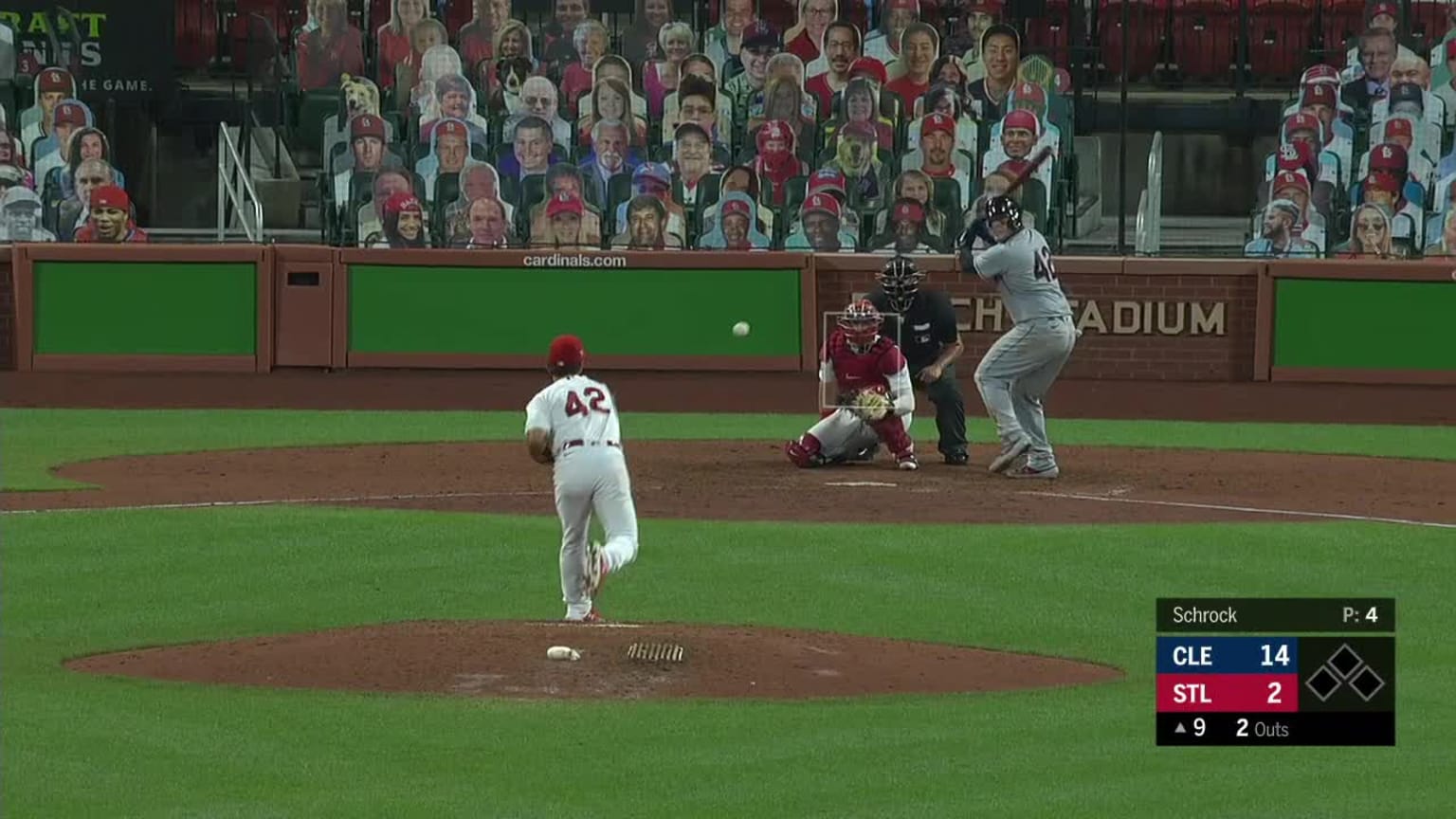 Max Schrock Strike cantado to Roberto Pérez | 28/08/2020 | Los Dodgers ...