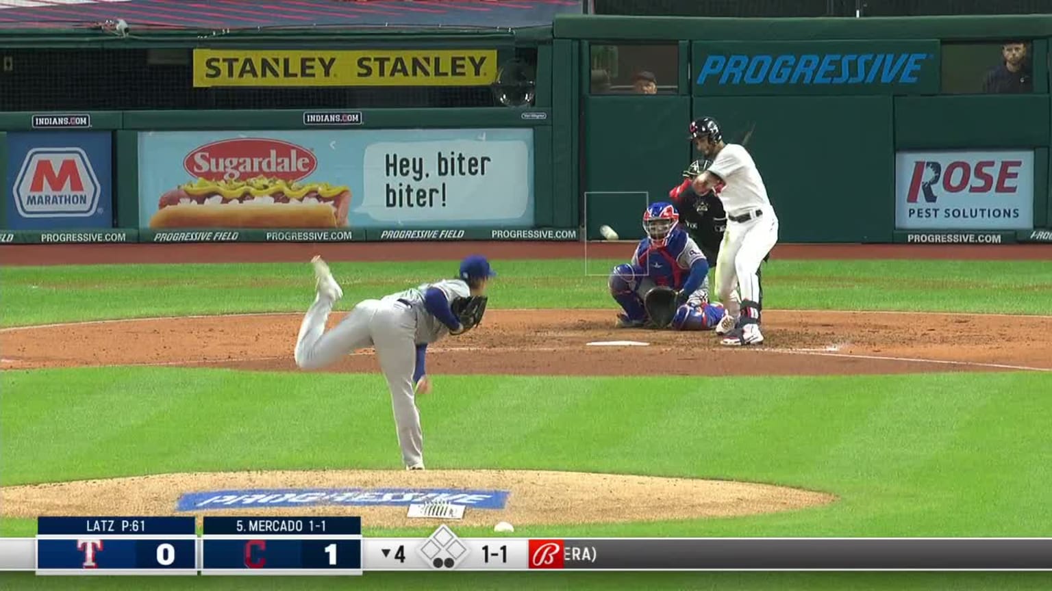 Jacob Latz Called Strike to Óscar Mercado | 08/25/2021 | MLB.com